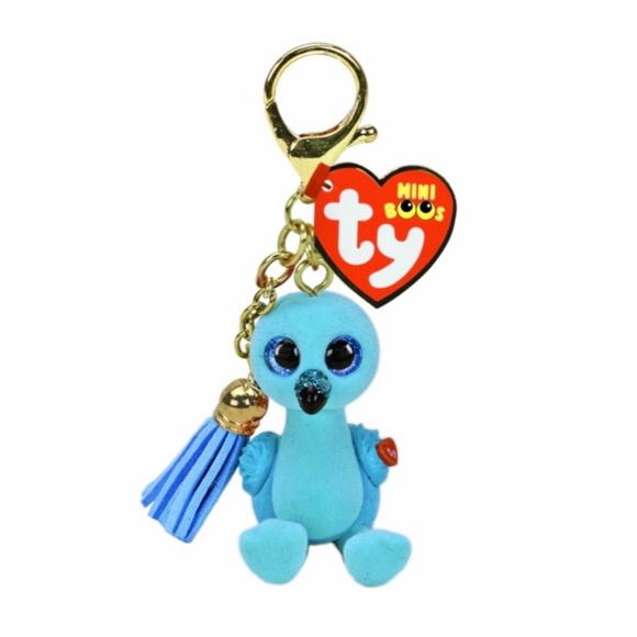 Accessories | Ty Flamingo Beanie Boos Keychain New | Poshmark